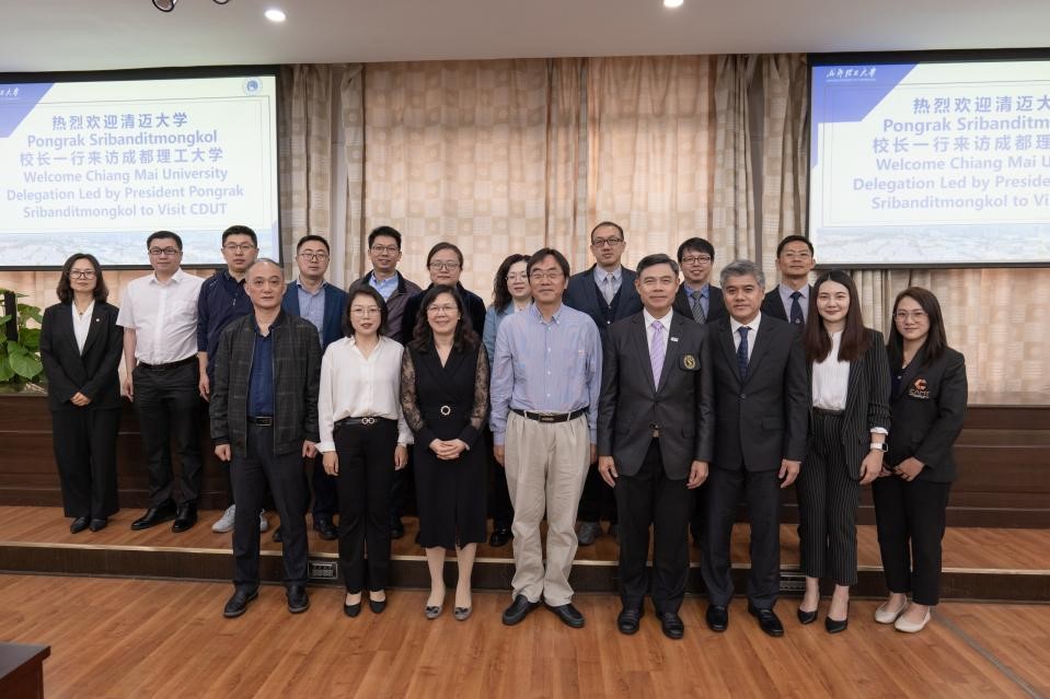 A Group Led by Pongrak Sribanditmongkol, President of Chiang Mai ...